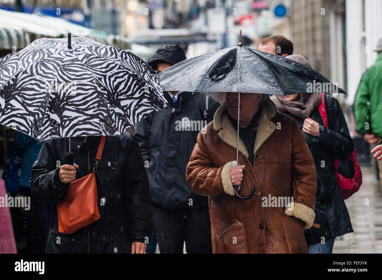 Aberystwyth Wales UK, Saturday 06 February 2016 UK weather: Strong ...