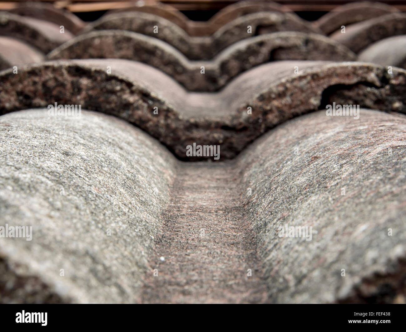 Weathered roof tiles Stock Photo - Alamy