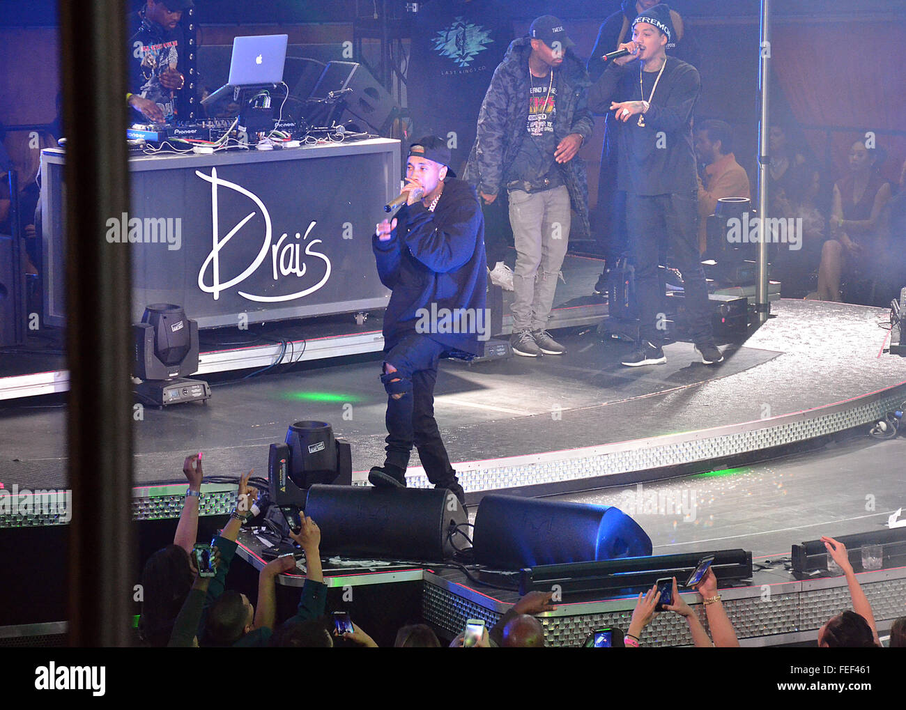 Las Vegas, Nevada, USA. 5th Feb, 2016. Rapper Tyga kicks off big game ...