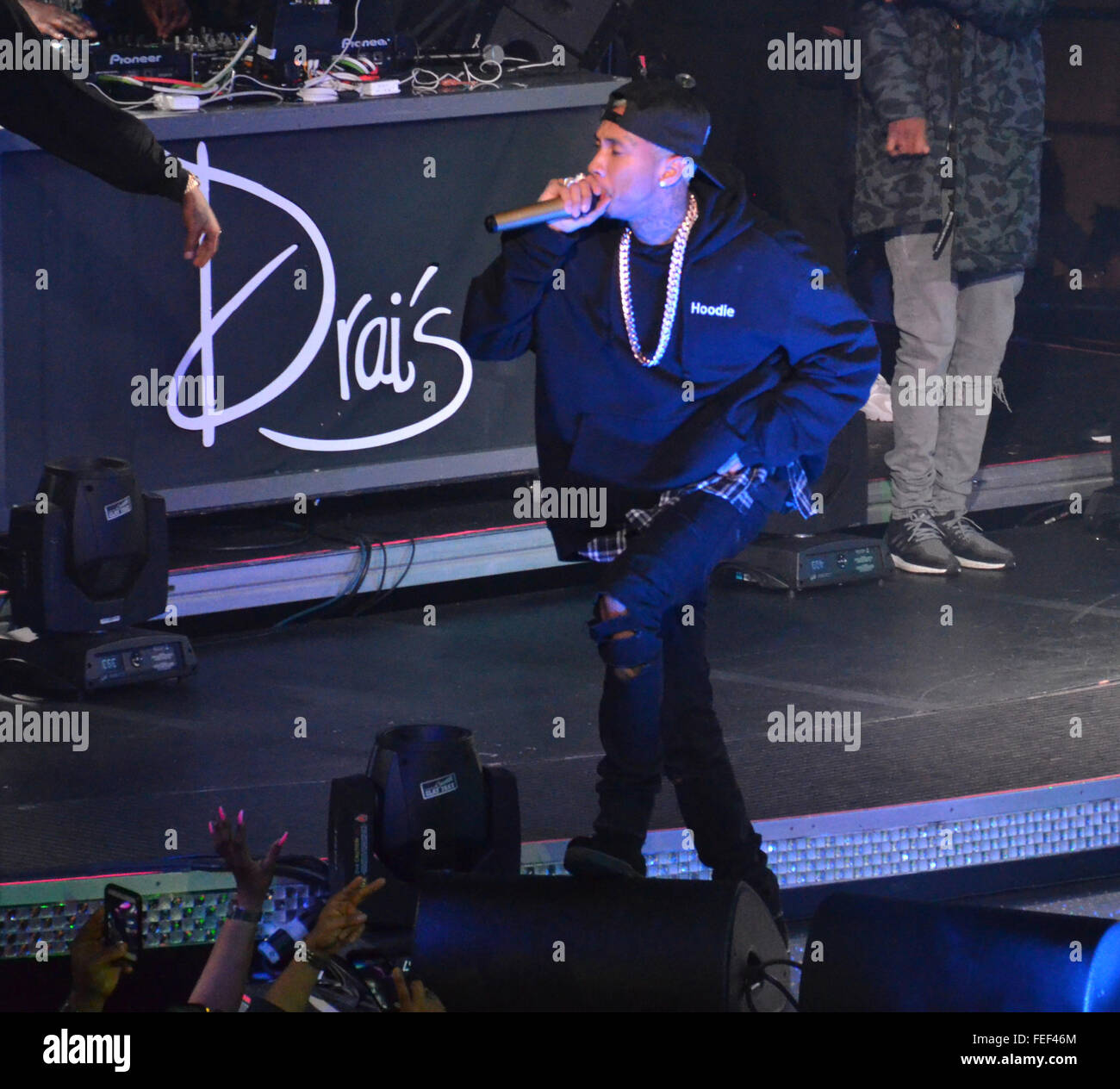 Las Vegas, Nevada, USA. 5th Feb, 2016. Rapper Tyga kicks off big game ...