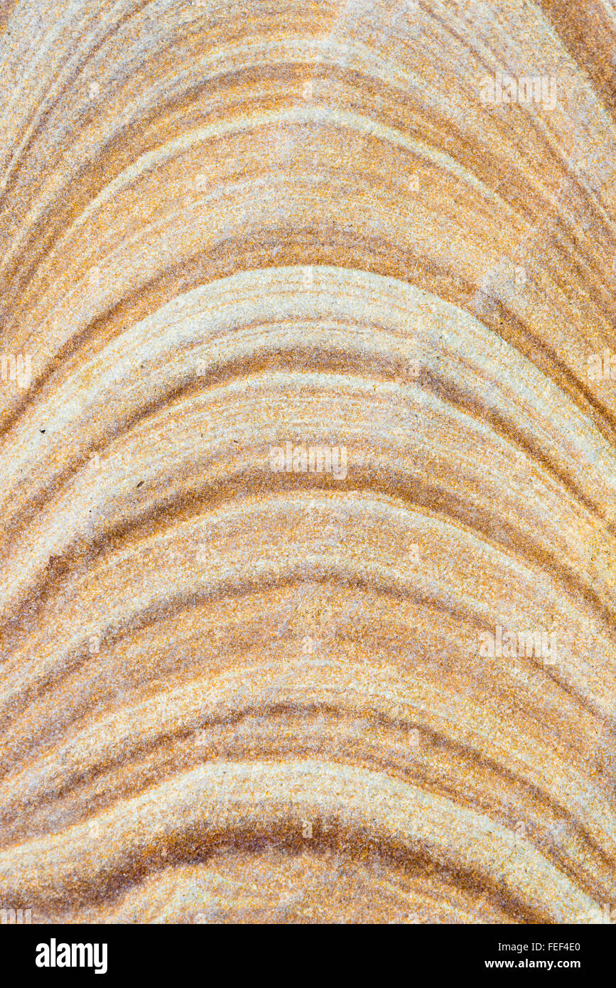 Australian rock formation background, sandstone texture with iron ...
