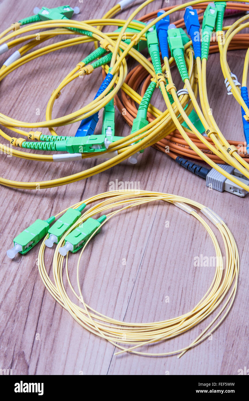 Fiber optic device ready for packet data transmission Stock Photo - Alamy