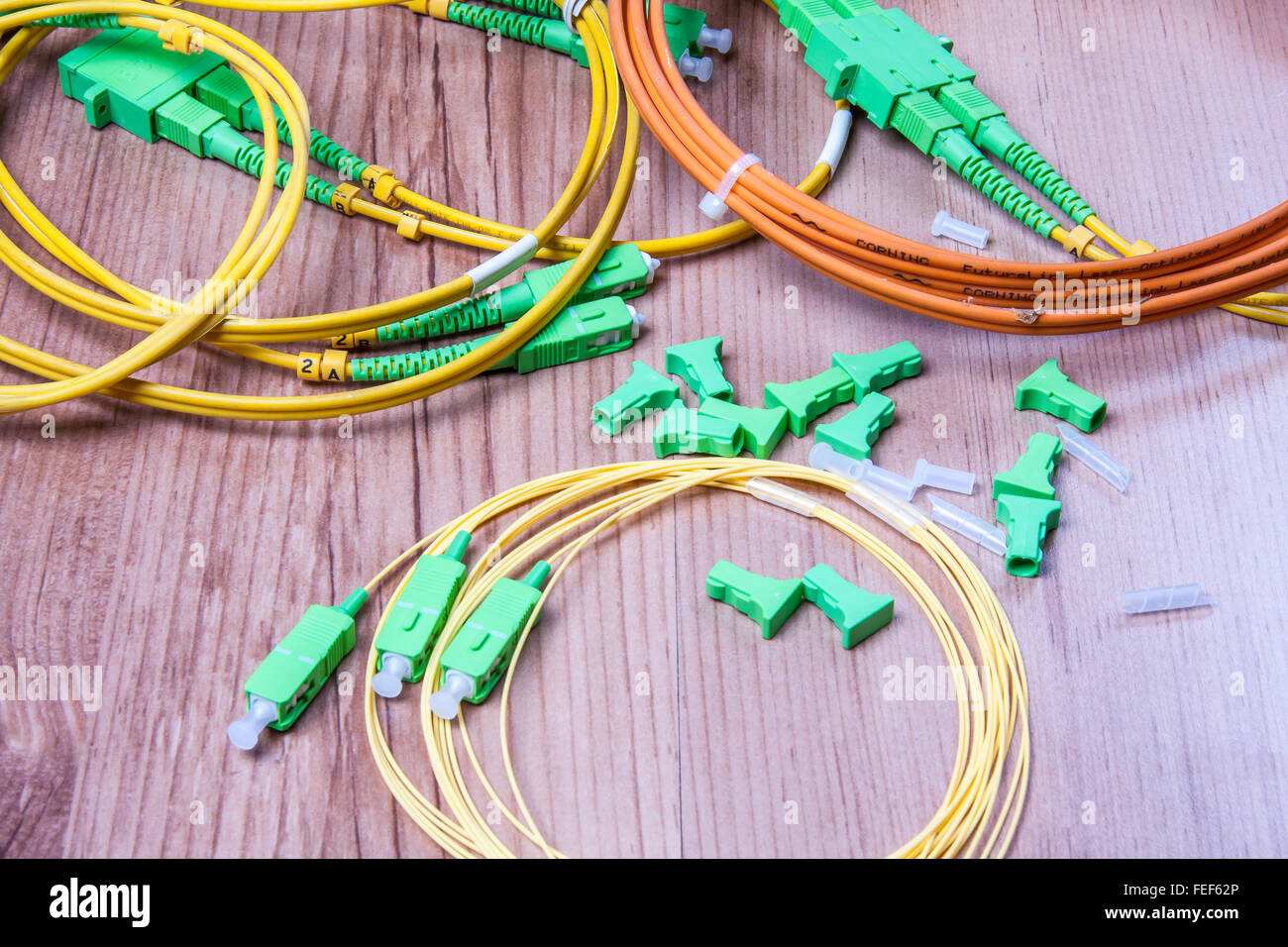 Fiber optic device ready for packet data transmission Stock Photo - Alamy