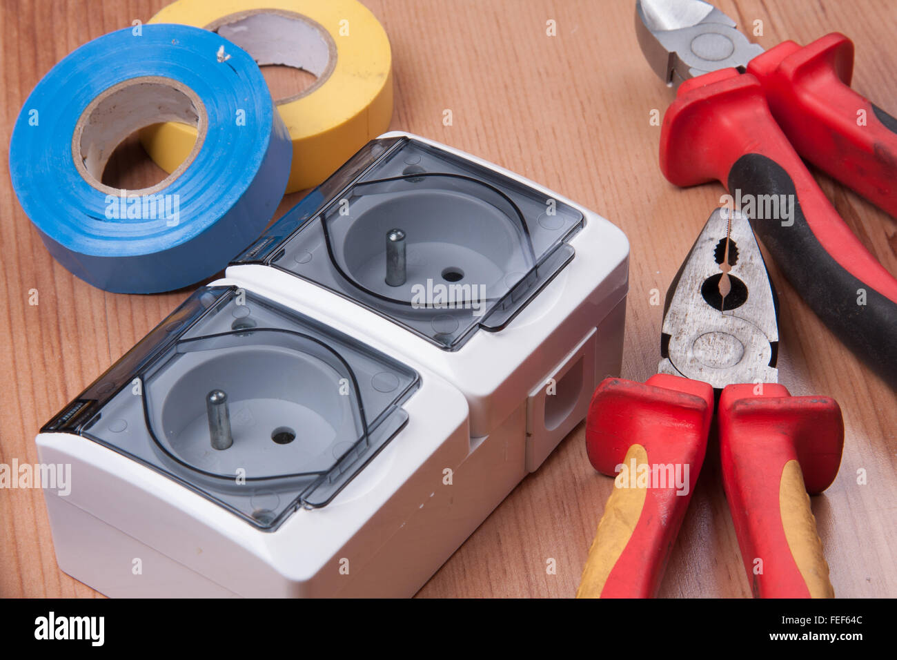 Multiple Electric Connections High Resolution Stock Photography and ...