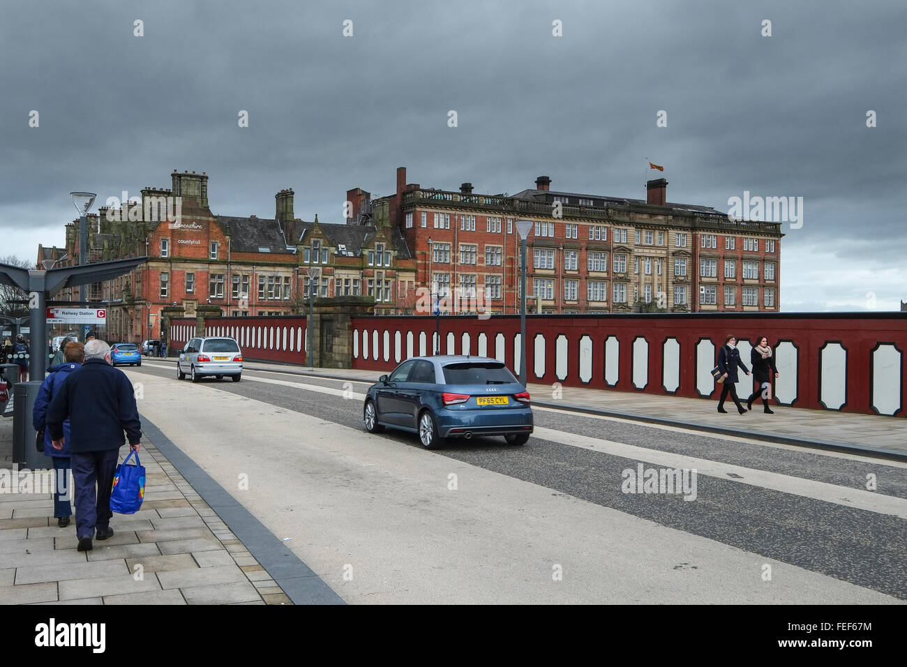 Lancashire County Council 'County Hall' offices in Preston Stock Photo ...