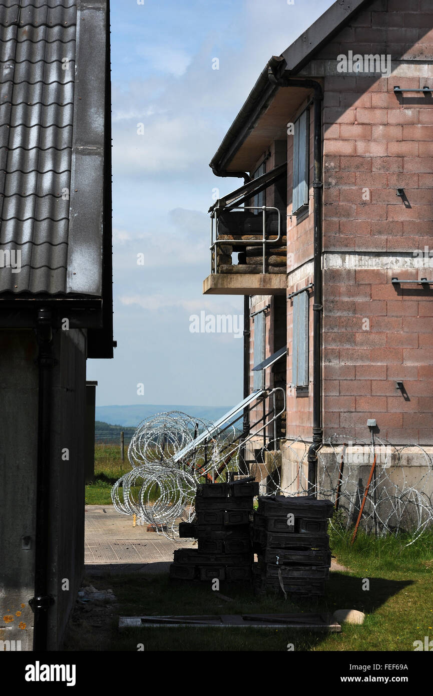 The MOD army training village near Brecon UK Stock Photo - Alamy
