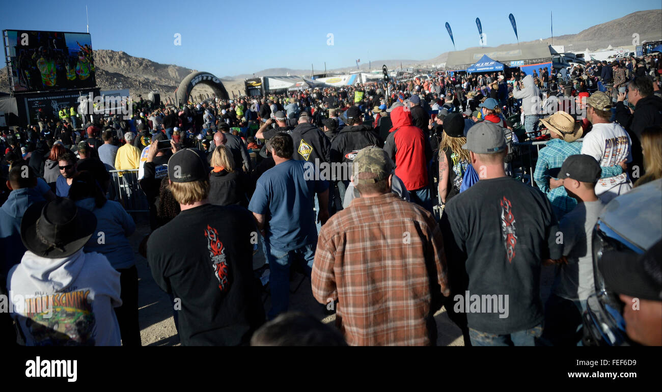 Johnson Valley CA. 5th Feb, 2016. Thousands of off-road fans came out ...