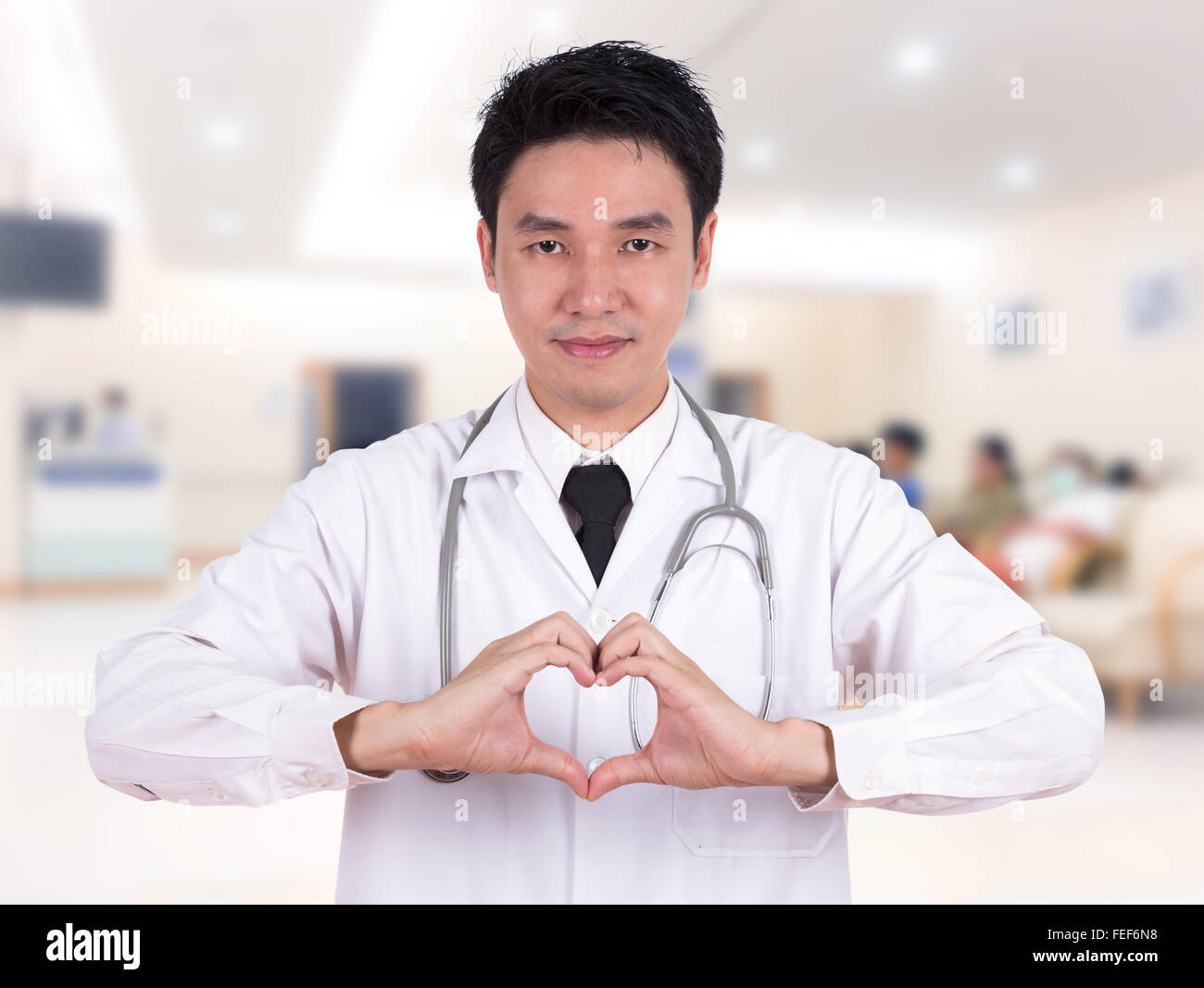 Doctor hands heart hi-res stock photography and images - Alamy