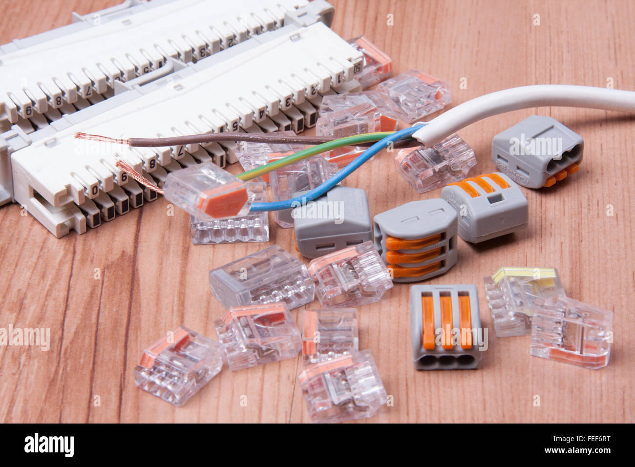 Multiple Electric Connections High Resolution Stock Photography and ...