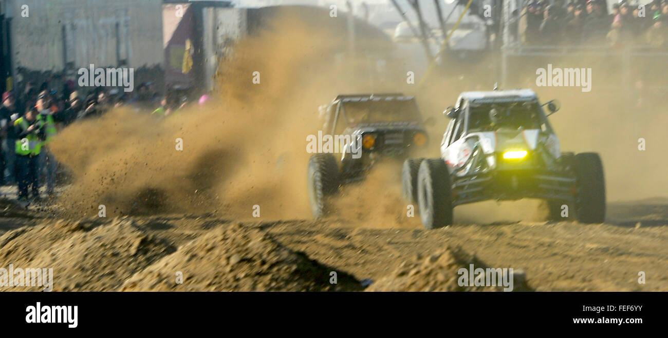 Johnson Valley CA. 5th Feb, 2016. Thousands of off-road fans came out ...