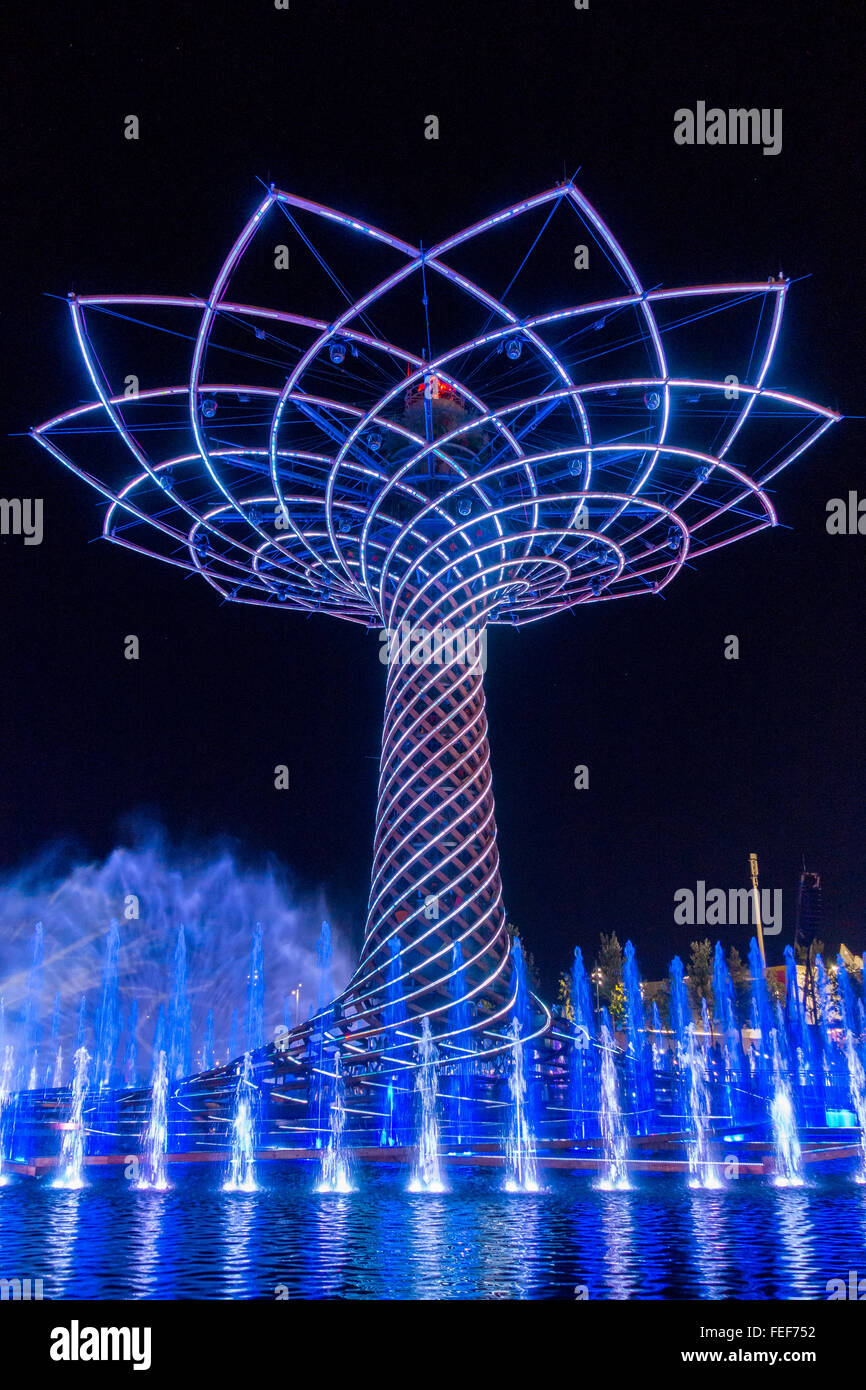 Tree of Life at Expo in Milan Italy Stock Photo - Alamy