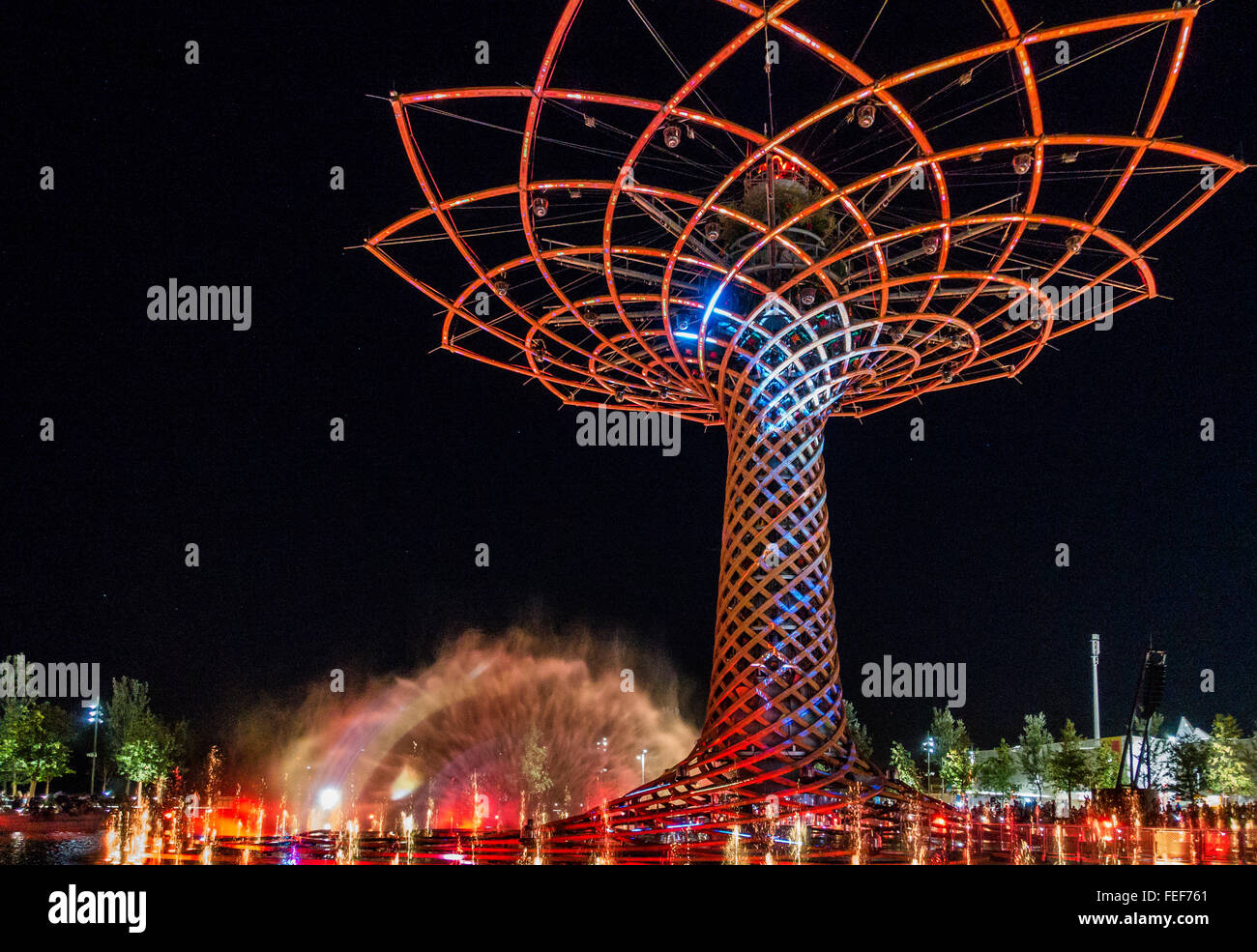 Tree of Life at Expo in Milan Italy Stock Photo - Alamy