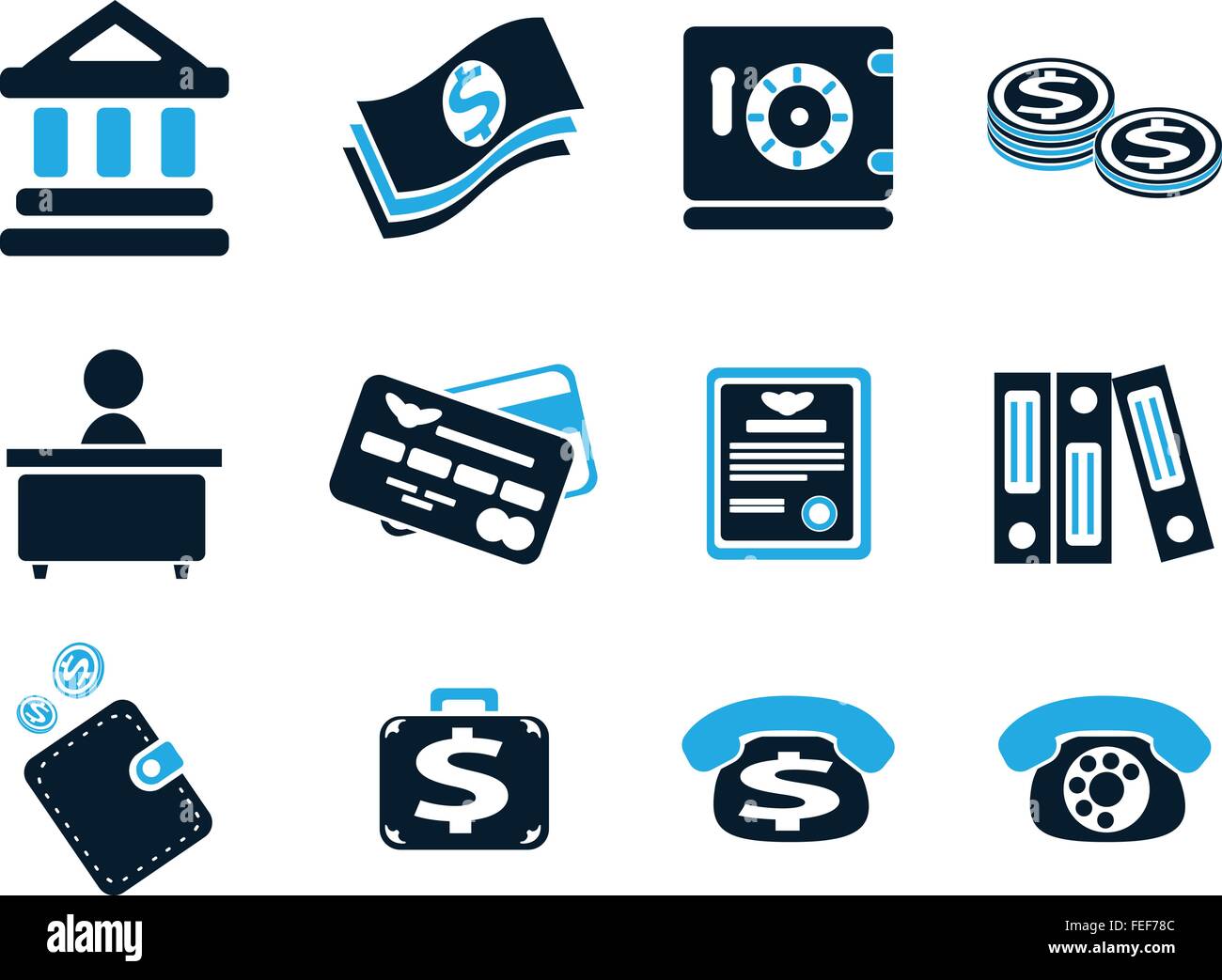 Finance icon set Stock Vector Image & Art - Alamy