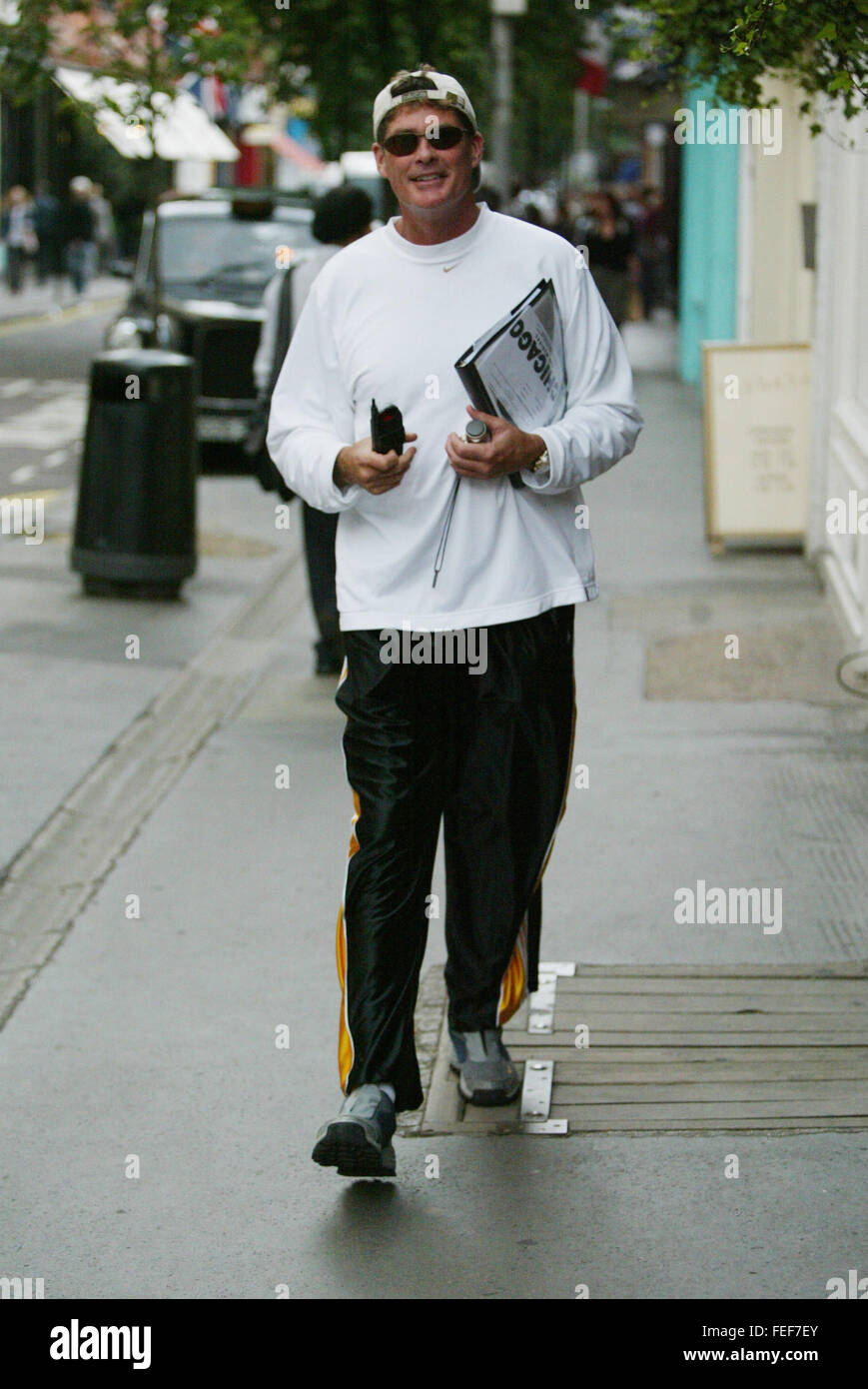 David Hasselhoff on is way fto play in Chicargo, London (credit image ...