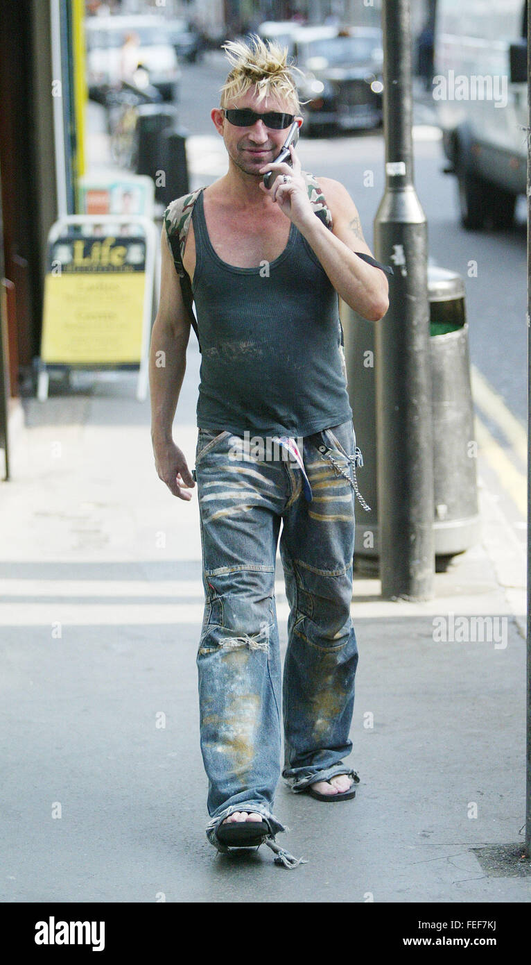 Sigue Sigue Sputnik Tony james in Covent Garden (credit image©Jack ...