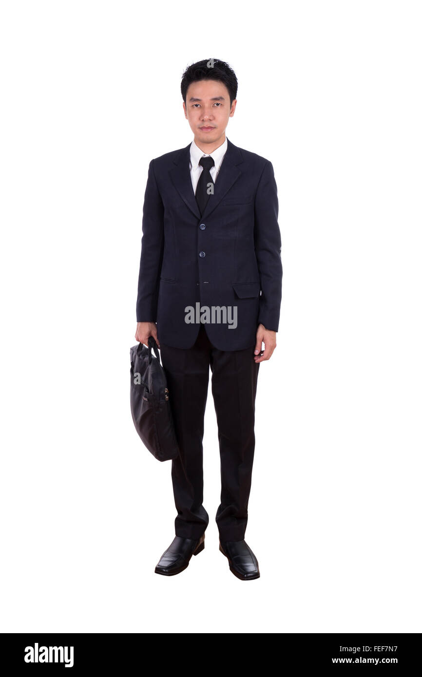 business man, full length isolated on white background Stock Photo - Alamy