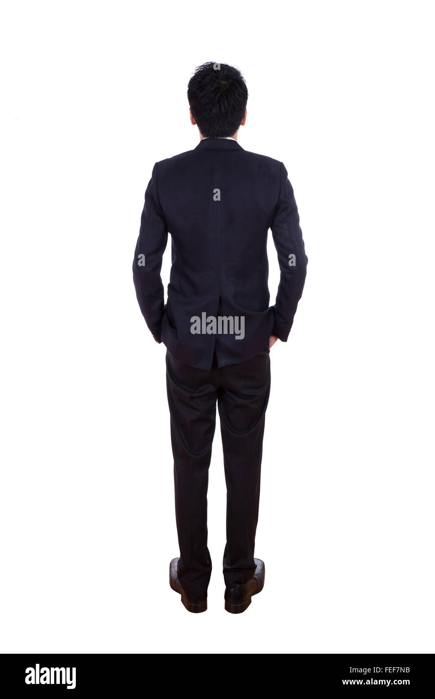 Rear view men Cut Out Stock Images & Pictures - Alamy