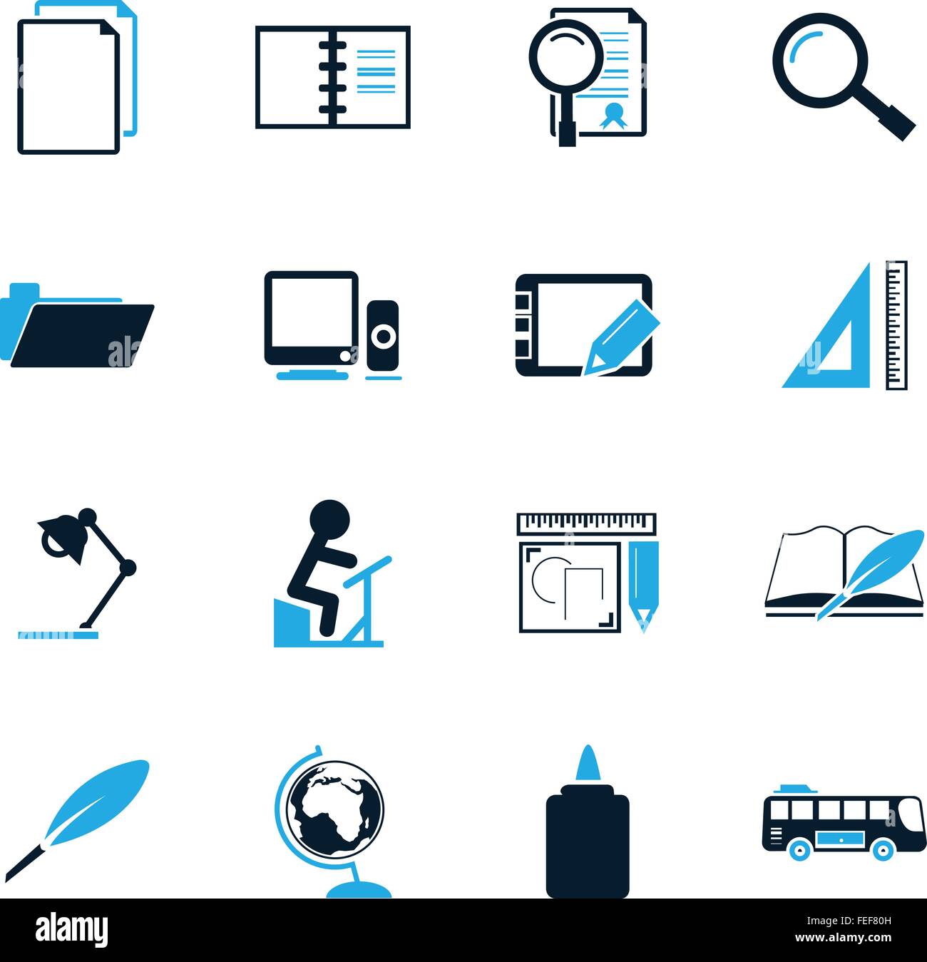 Class chemistry lessons school Stock Vector Images - Alamy