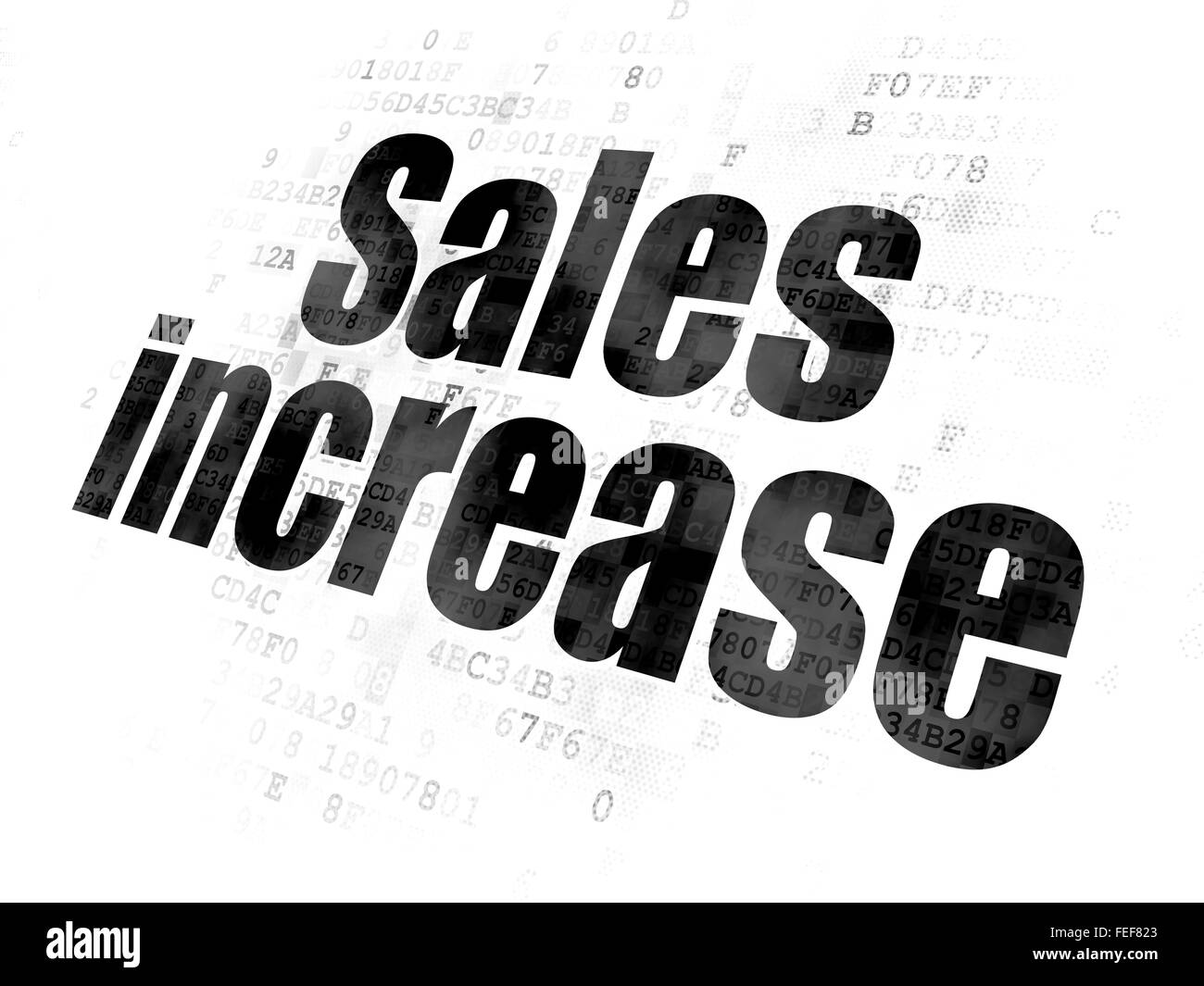 Marketing concept: Sales Increase on Digital background Stock Photo - Alamy