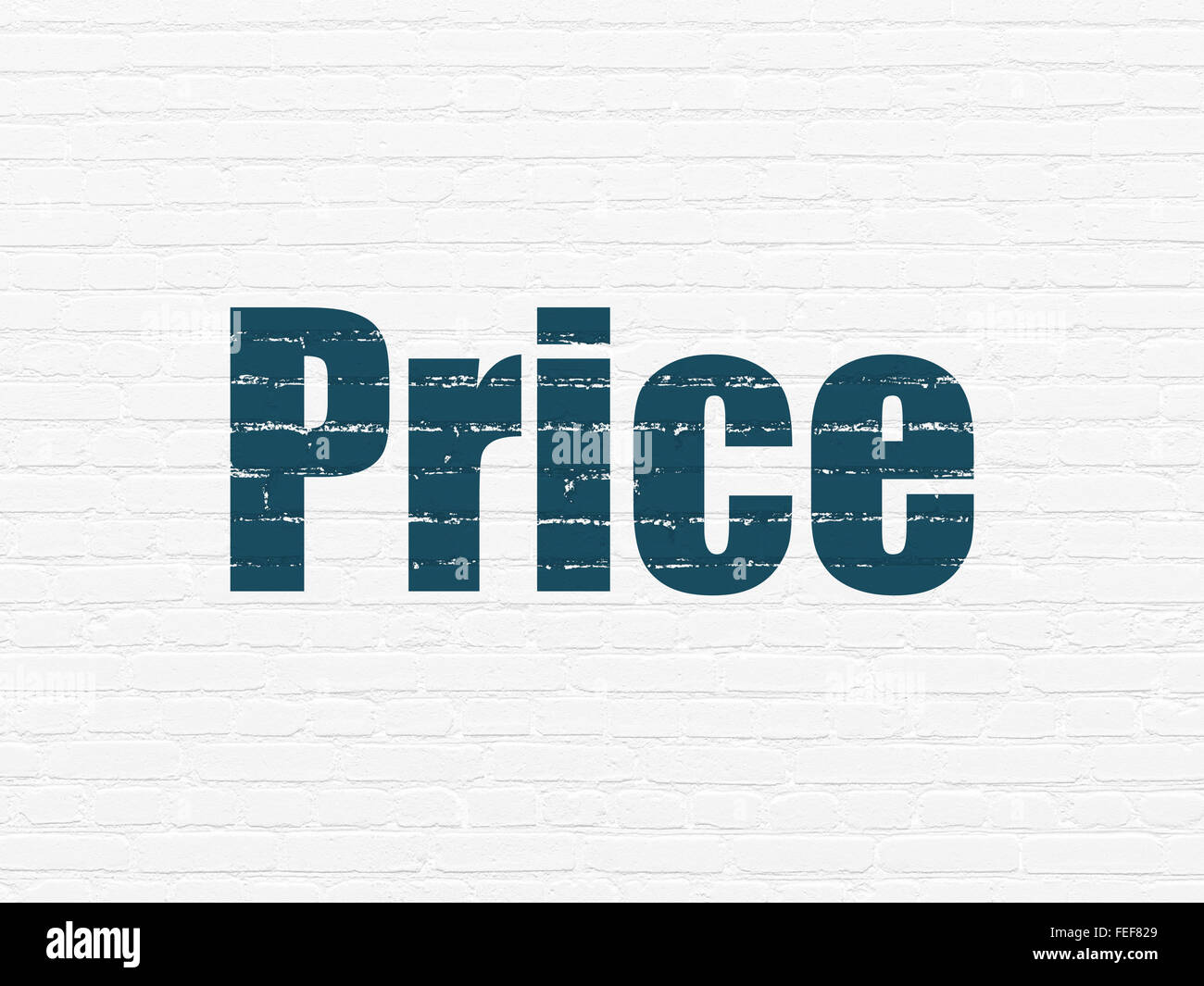 Marketing concept: Price on wall background Stock Photo - Alamy