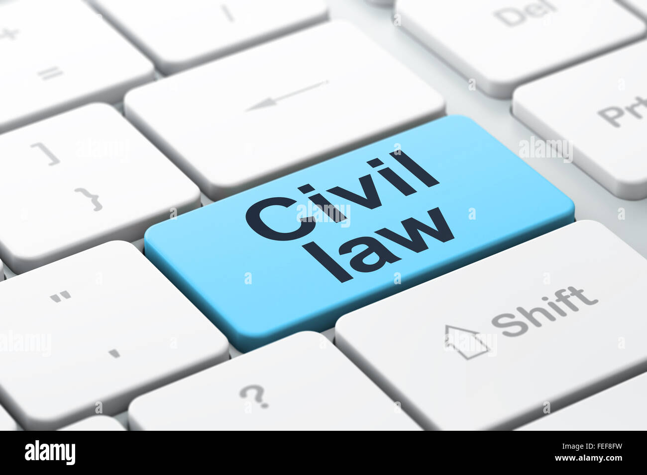 Law concept: Civil Law on computer keyboard background Stock Photo - Alamy