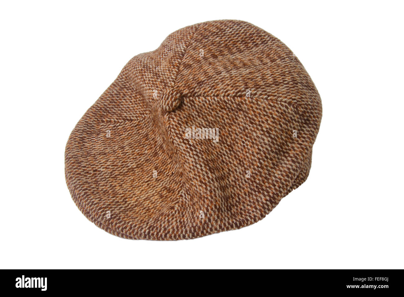 Cloth or flat cap on a white background Stock Photo - Alamy