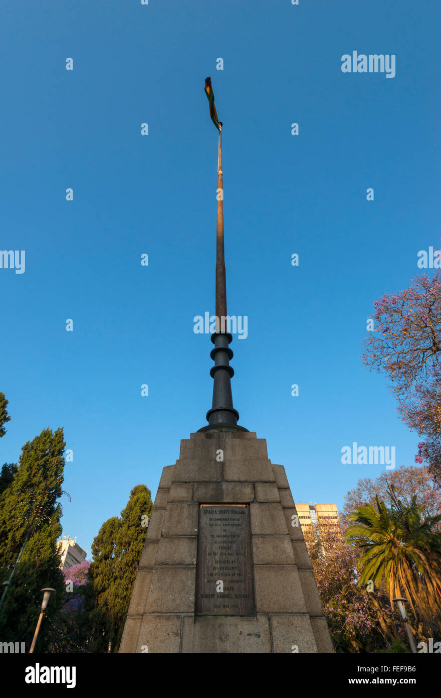Harare flag hi-res stock photography and images - Alamy