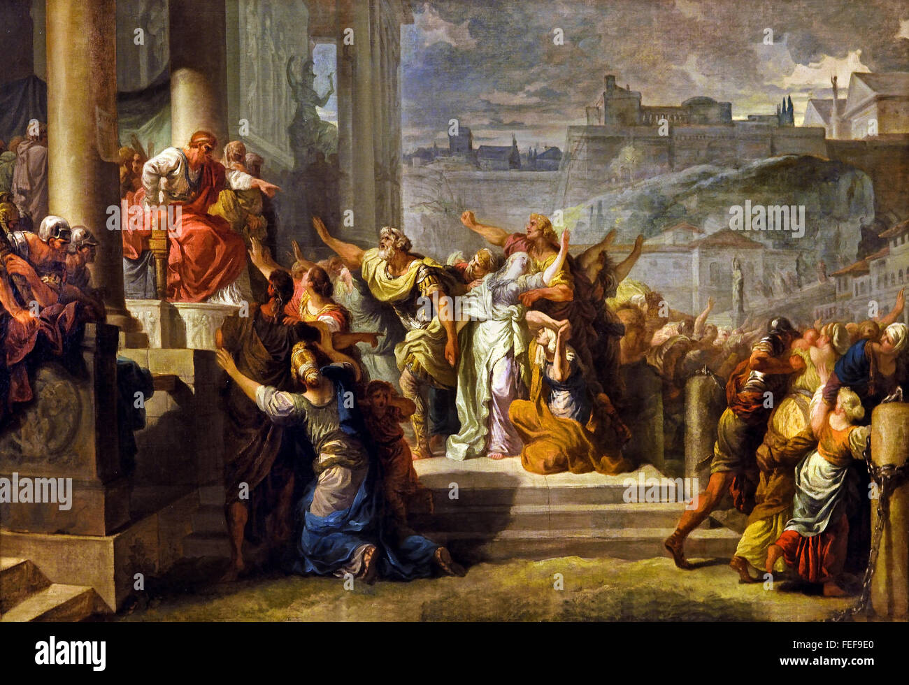 La Mort de Virginie - The Death of Verginia 1759 by Gabriel François ...