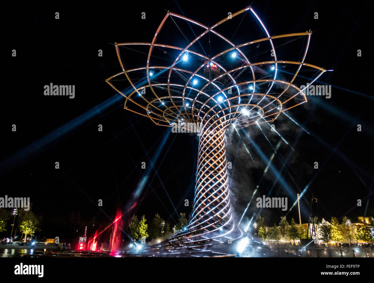 Tree of Life at Expo in Milan Italy Stock Photo - Alamy