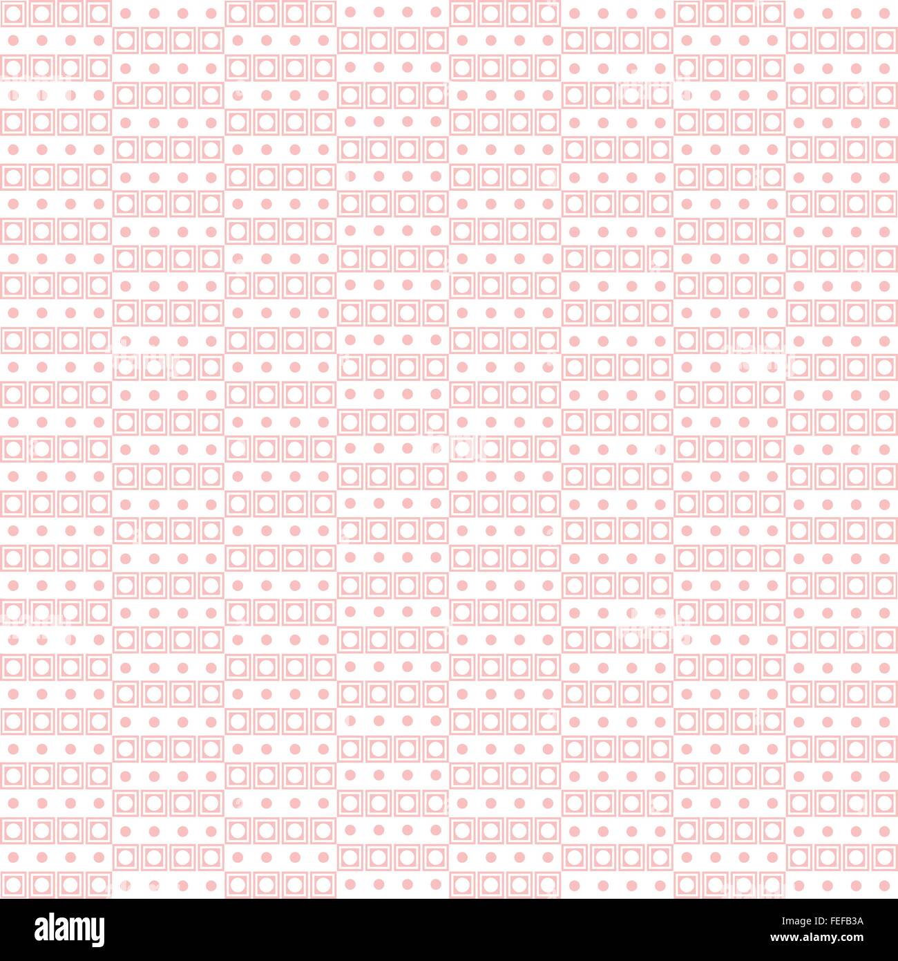 Background of pink seamless dots pattern Stock Vector Image & Art - Alamy
