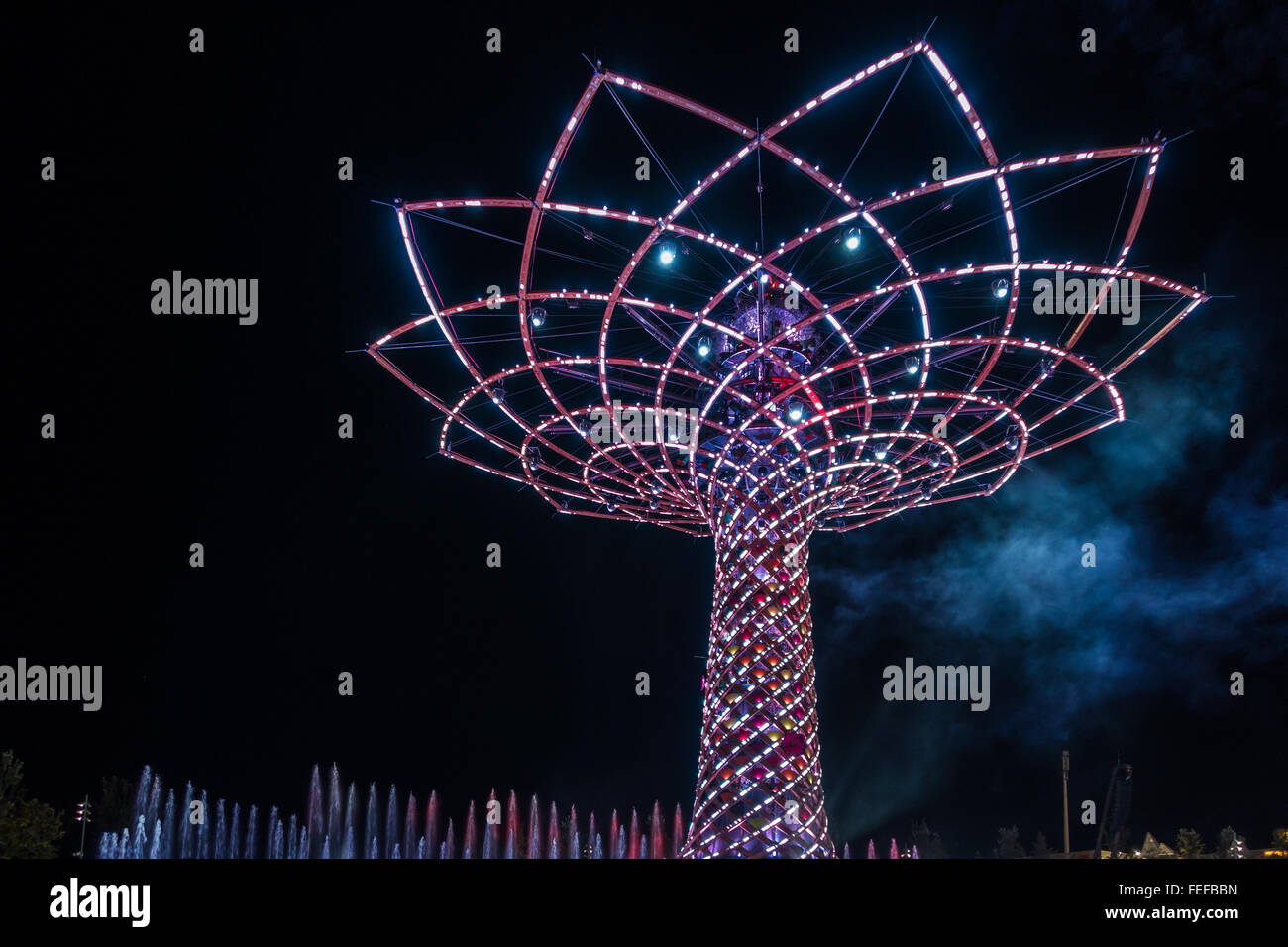 Tree of Life at Expo in Milan Italy Stock Photo - Alamy