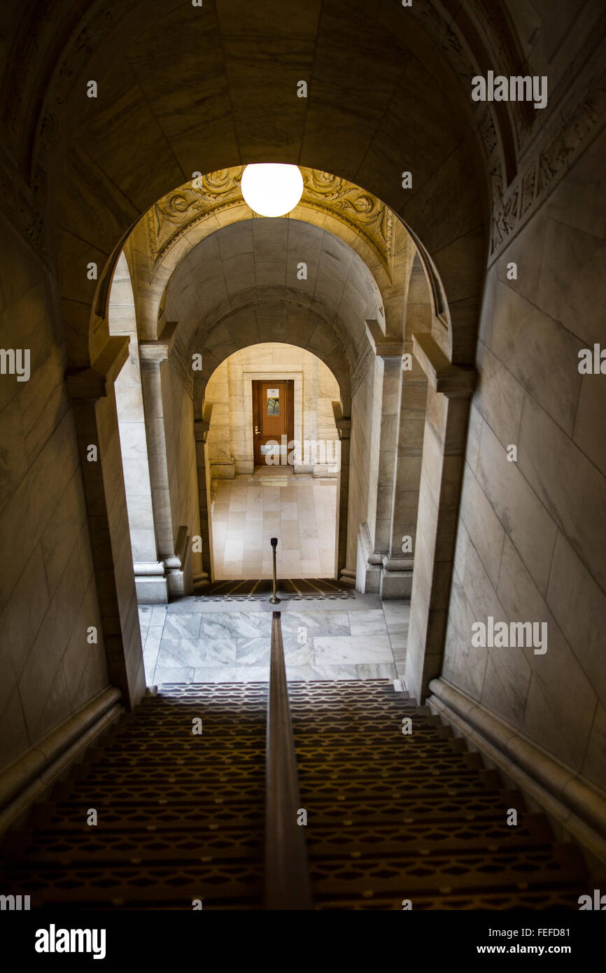 Central Library New York Stock Photo - Alamy
