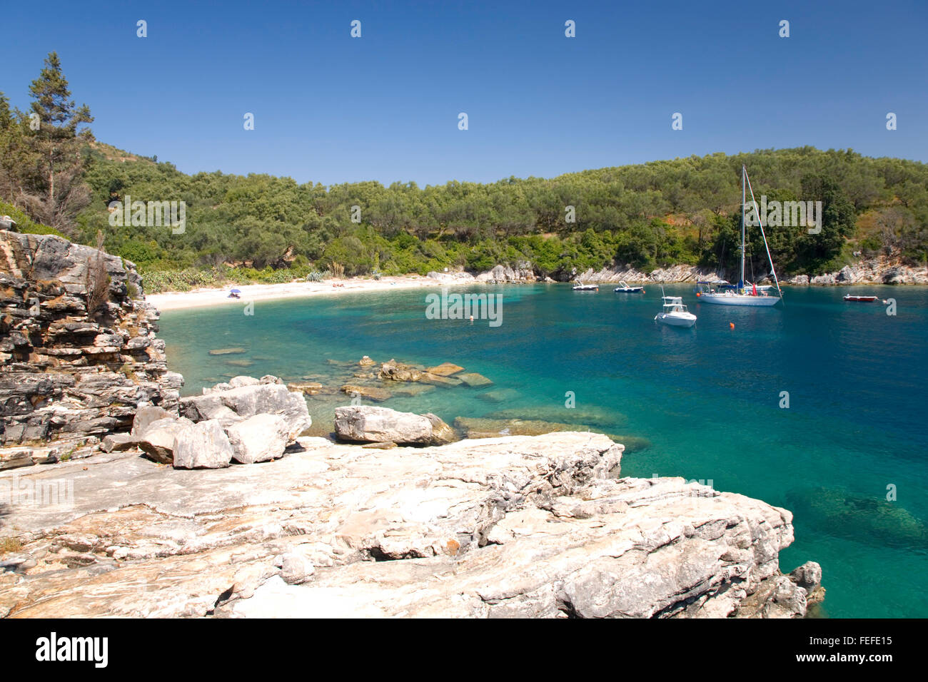 Kalami corfu hi-res stock photography and images - Alamy