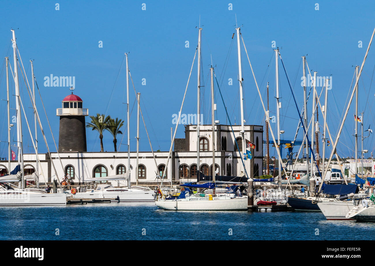 Rubicon Marina, Playa Blanca,Lanzarote Stock Photo - Alamy