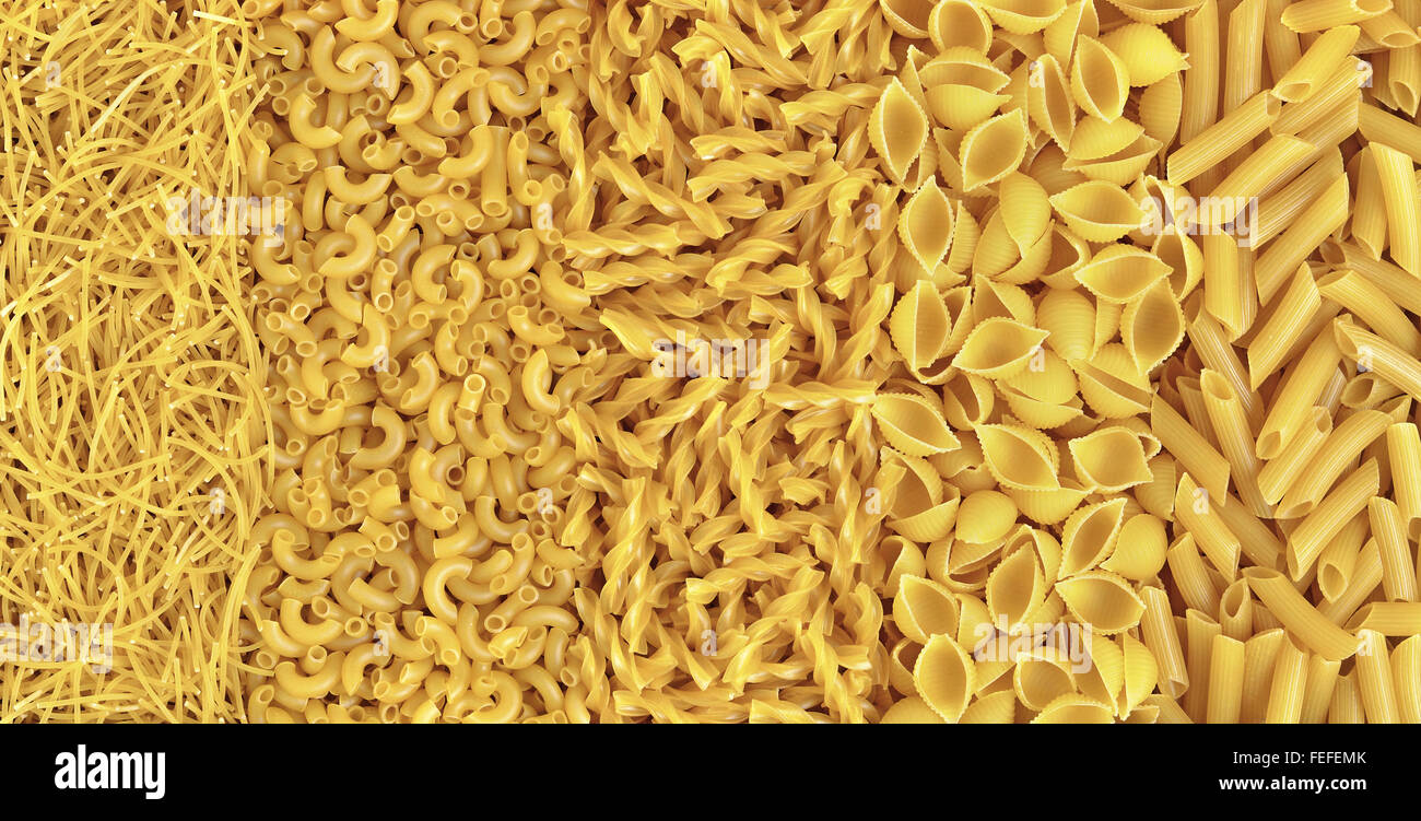 Pasta from firm grades of wheat Stock Photo - Alamy