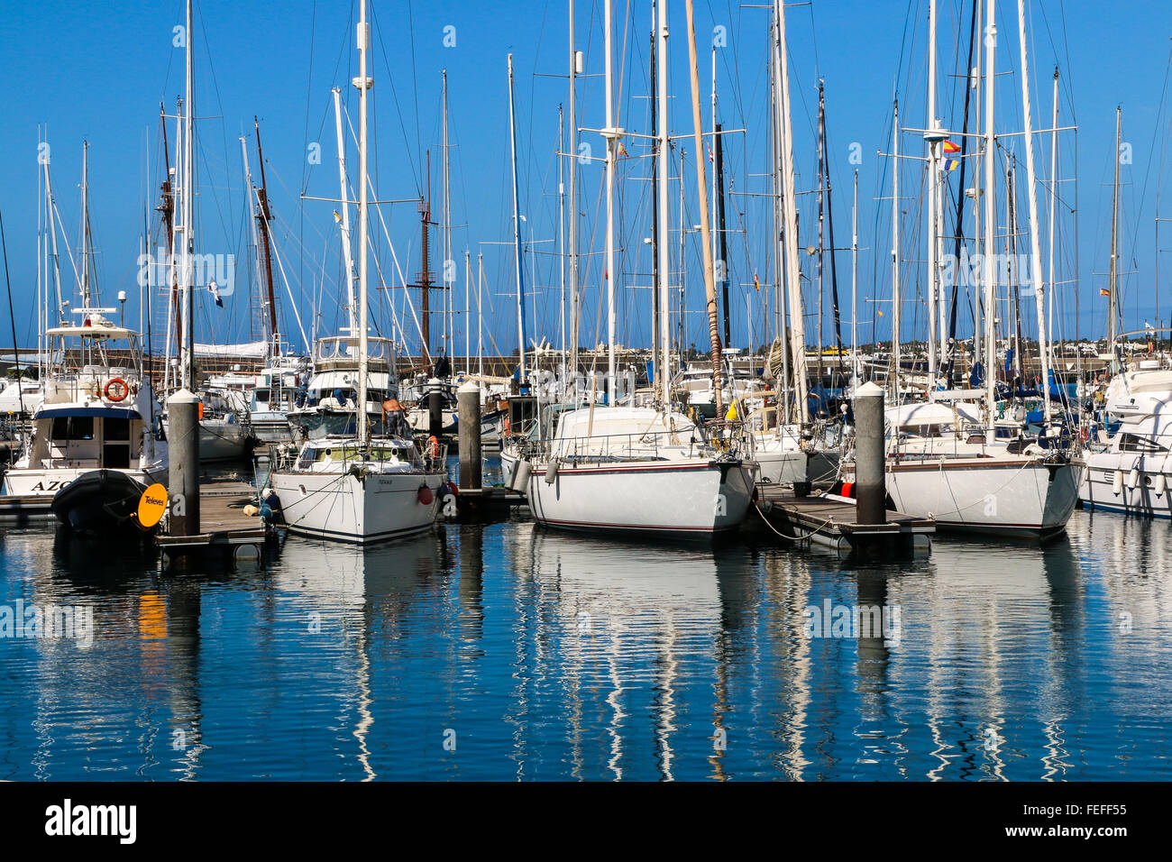 Rubicon Marina, Playa Blanca,Lanzarote Stock Photo - Alamy