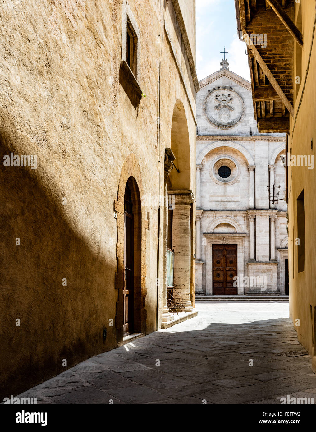 Pienza cathedral tuscany hi-res stock photography and images - Alamy