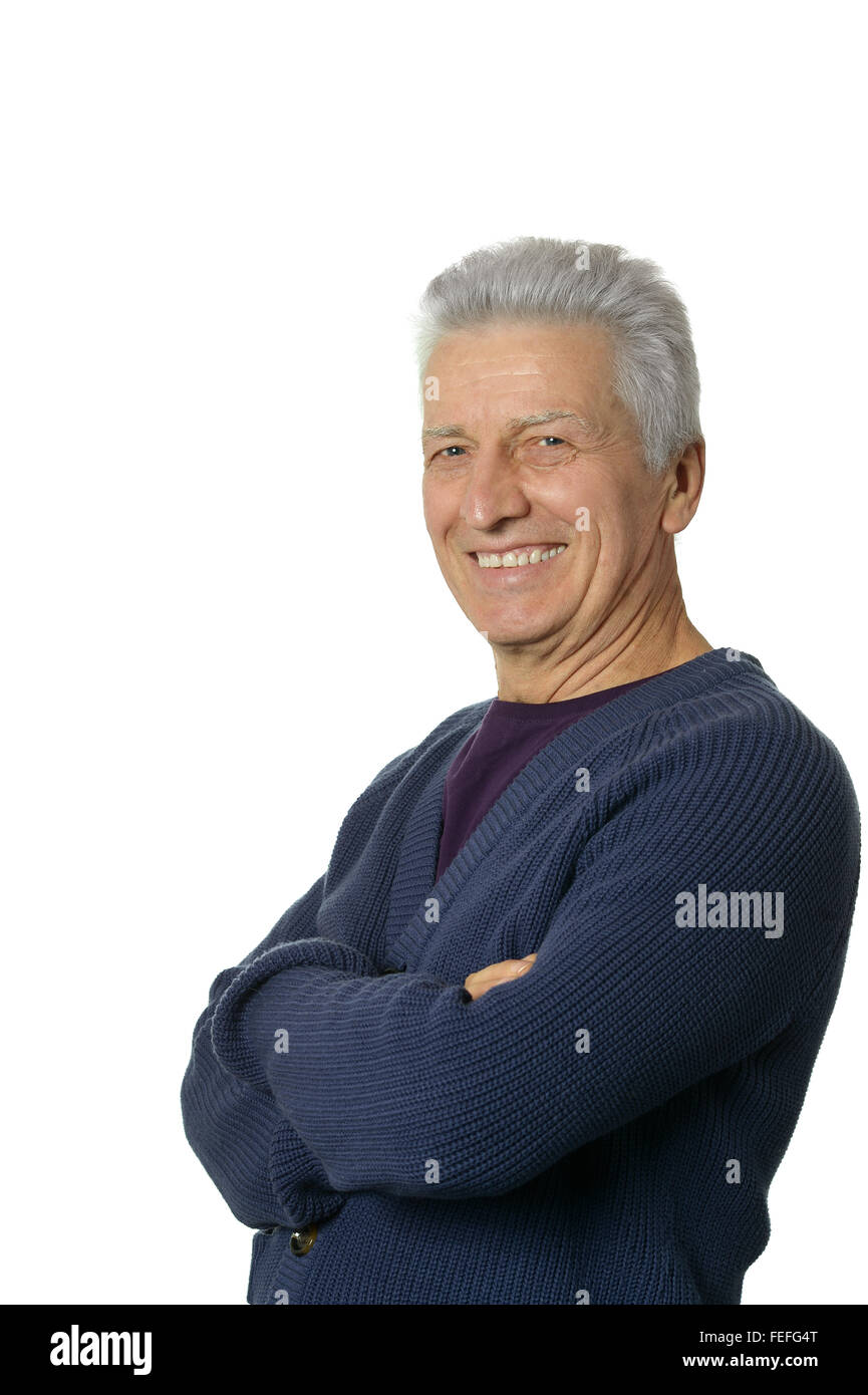 happy senior man Stock Photo - Alamy