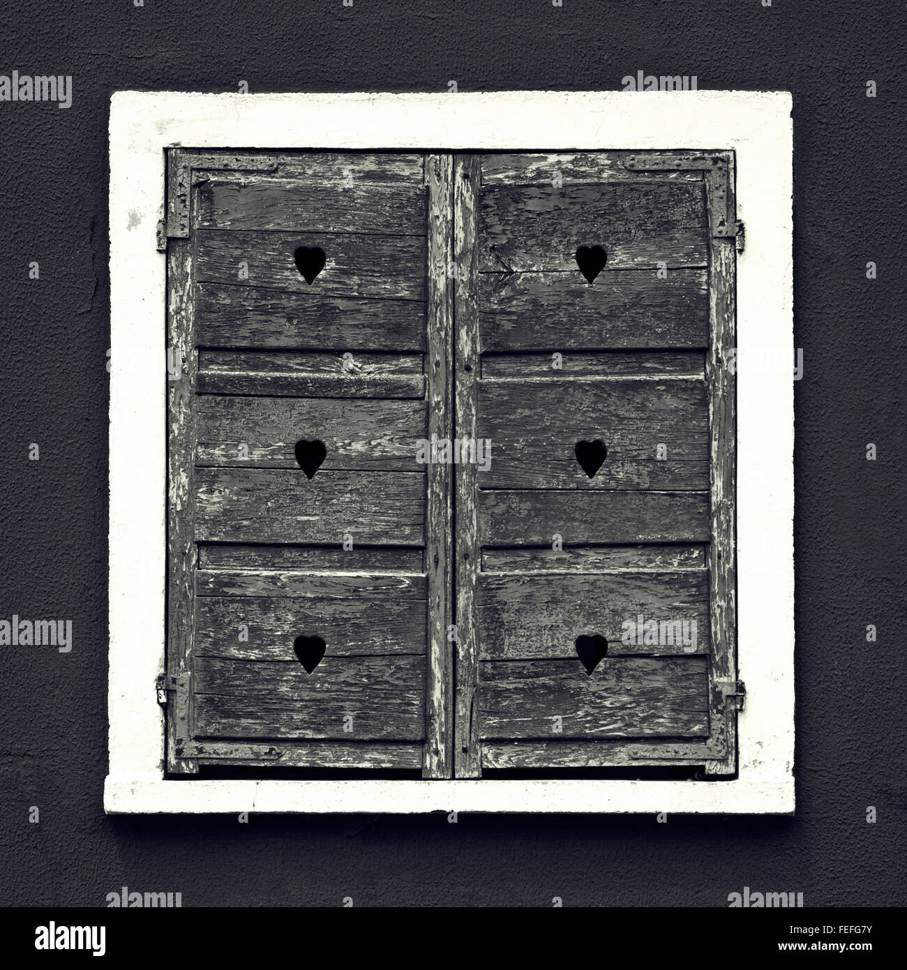 A shuttered window Stock Photo - Alamy