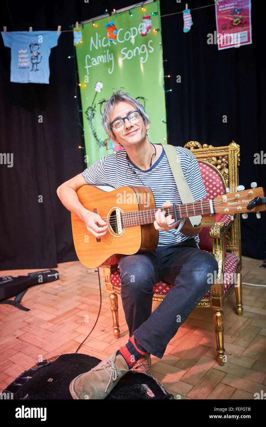 Former Candyskins frontman Nick Cope sings some of his children's songs ...