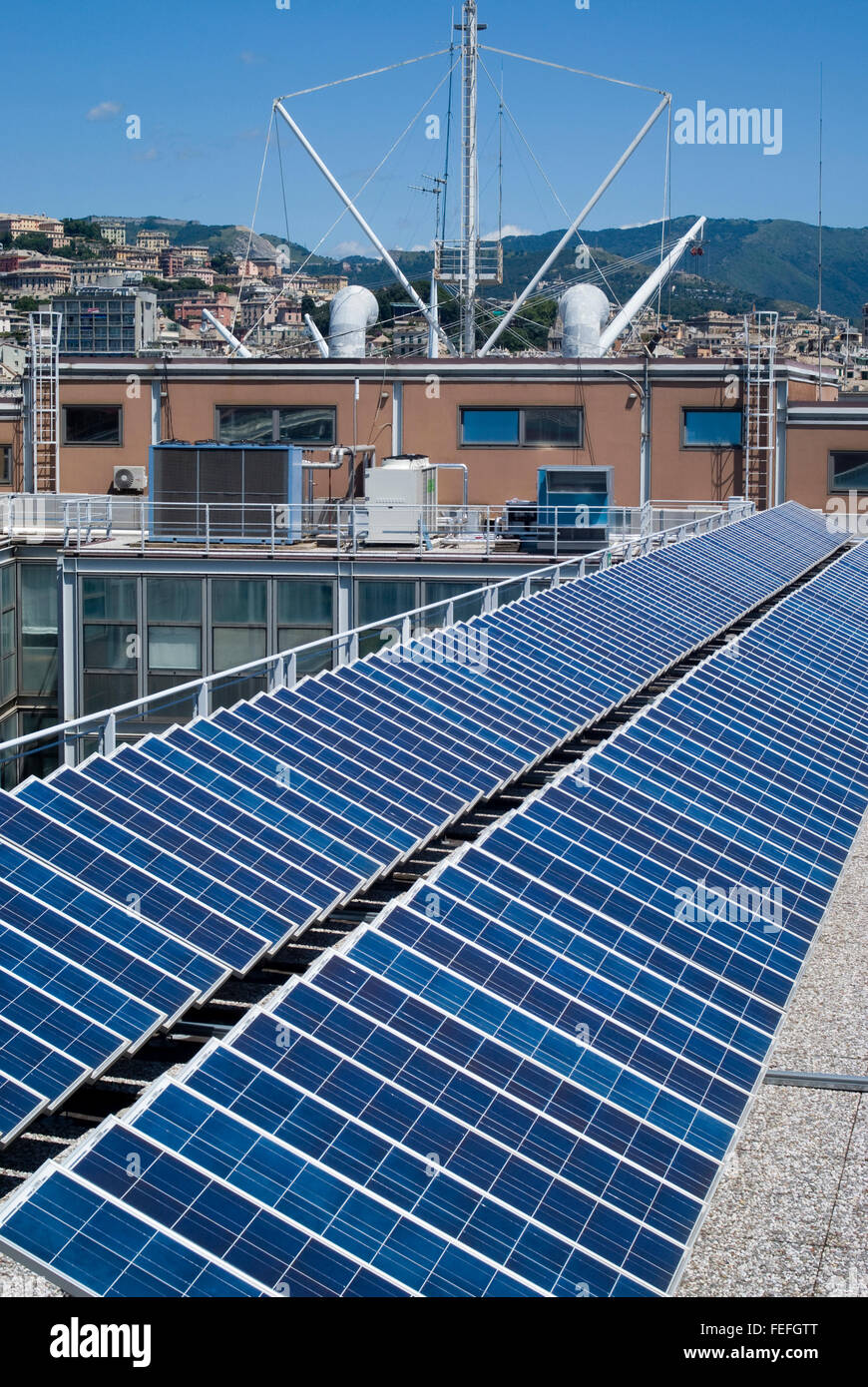 Solar panels at solar power plant Stock Photo - Alamy