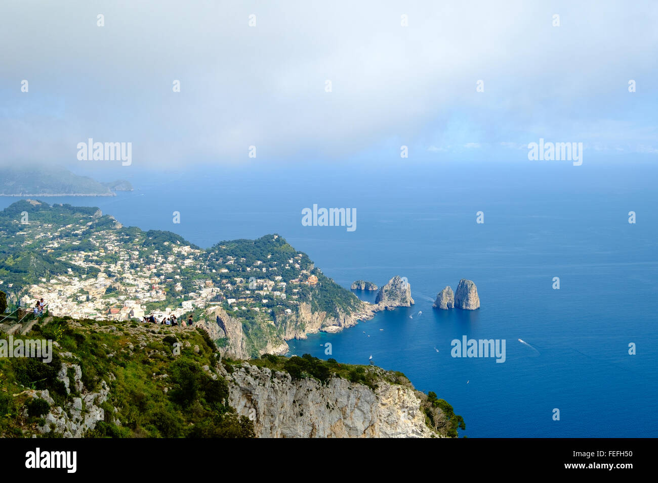 Monte solaro faraglioni capri italy hi-res stock photography and images ...
