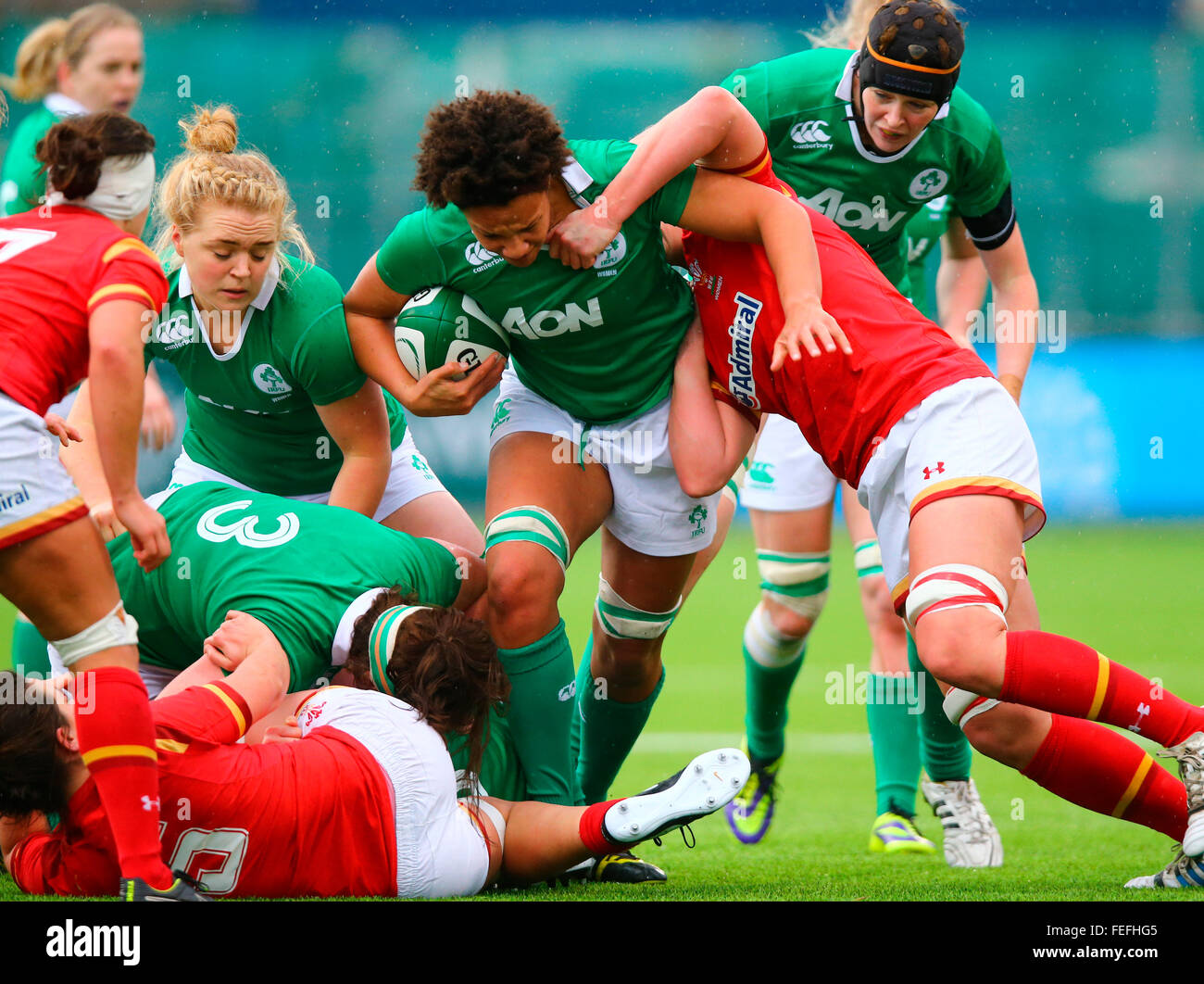 Donnybrook Stadium, Dublin, Ireland. 06th Feb, 2016. RBS Women's Six ...