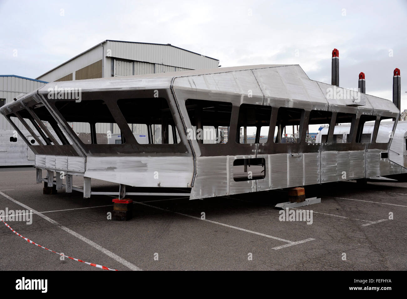 Aluminium boat structure hi-res stock photography and images - Alamy