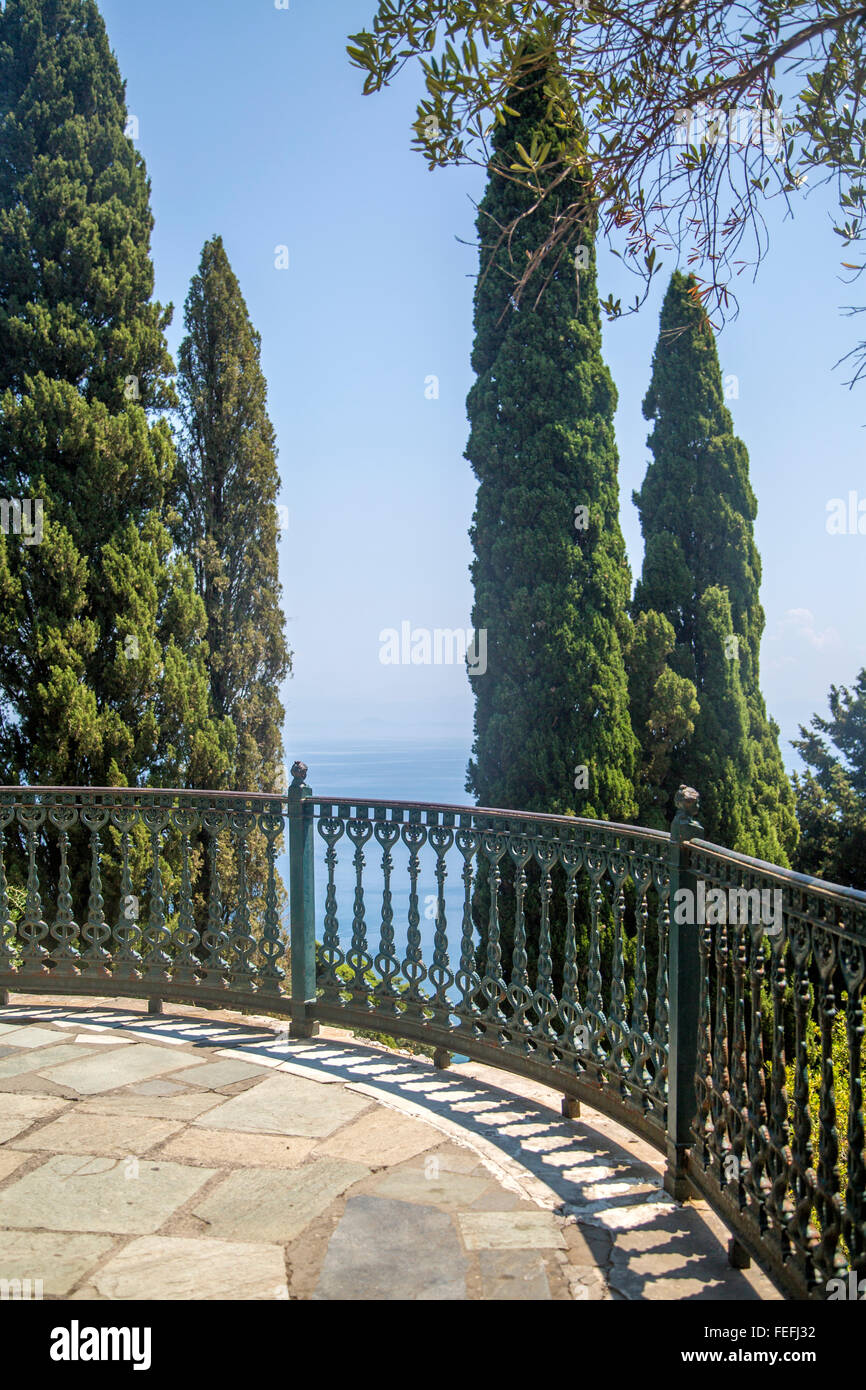 Garden of Achilleion, Corfu, Greece Stock Photo - Alamy