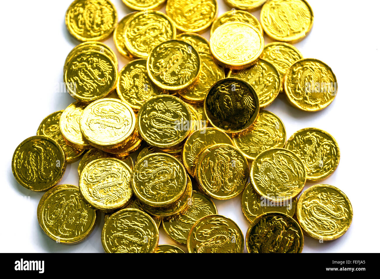 Group of gold coins background for business success Stock Photo - Alamy