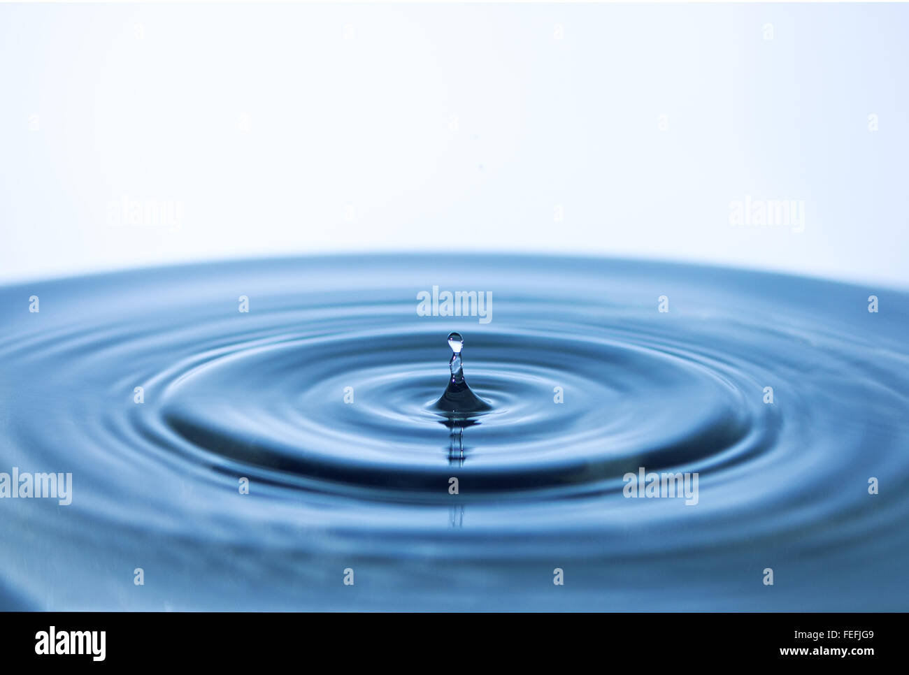 Splash of Water Drop Stock Photo - Alamy