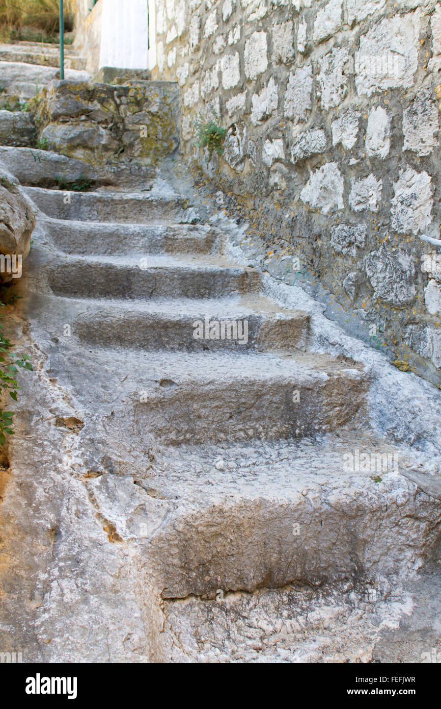 Old stone stairs Stock Photo - Alamy