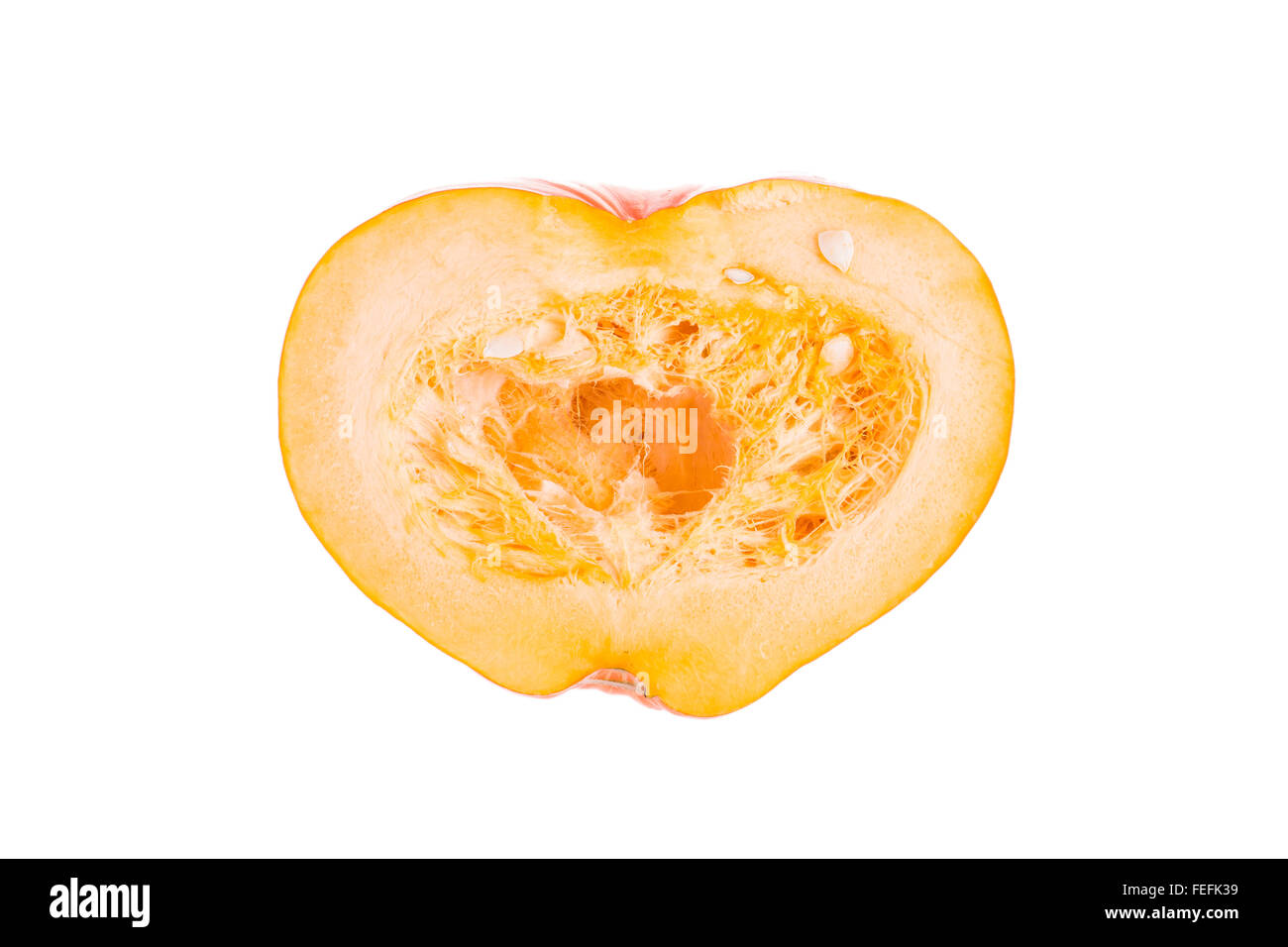 Yellow pumpkin in shape Cut Out Stock Images & Pictures - Alamy