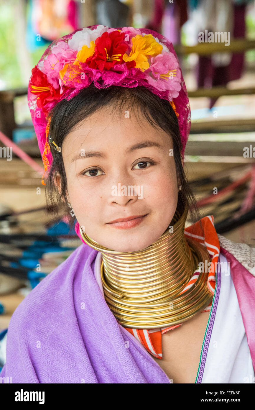 Hill Tribes of Northern Thailand Ladies from the Padong long neck ...